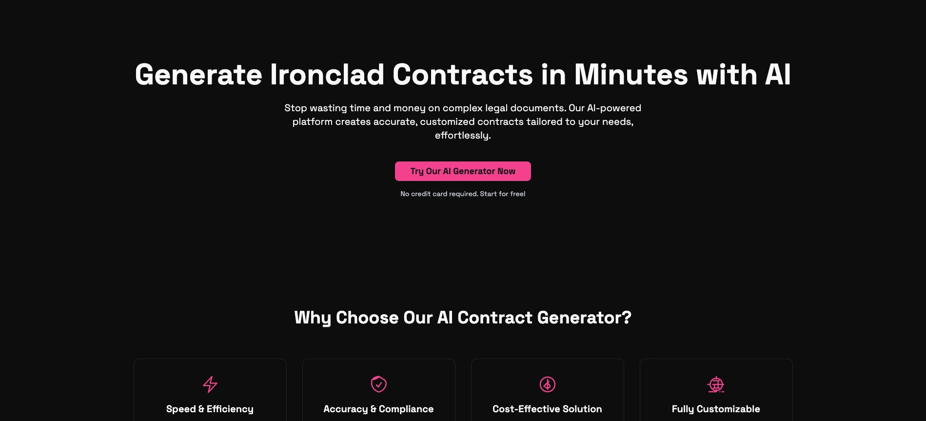 AI Contracts Generator